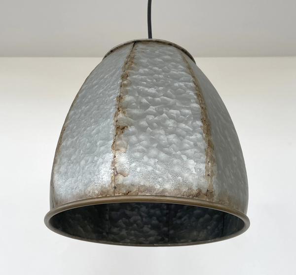 Rustic Octagon Galvanized Dome Industrial Pendant Light Fixture - The ...