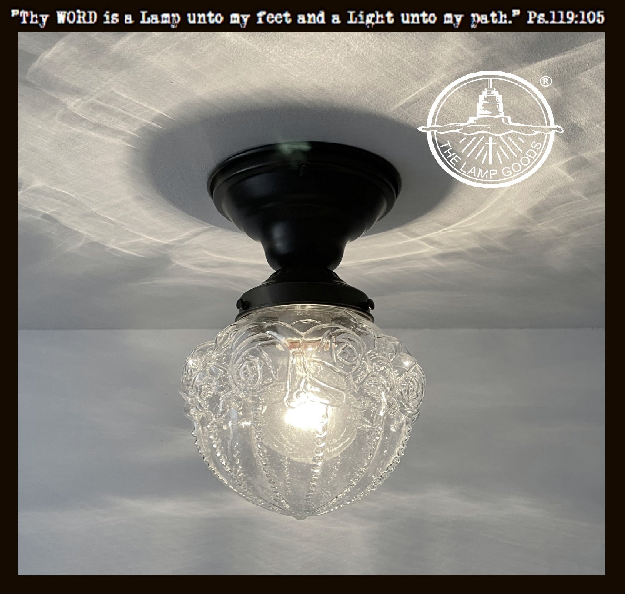 Flush Mount Lighting | Farmhouse Flush Mount Light - The Lamp Goods