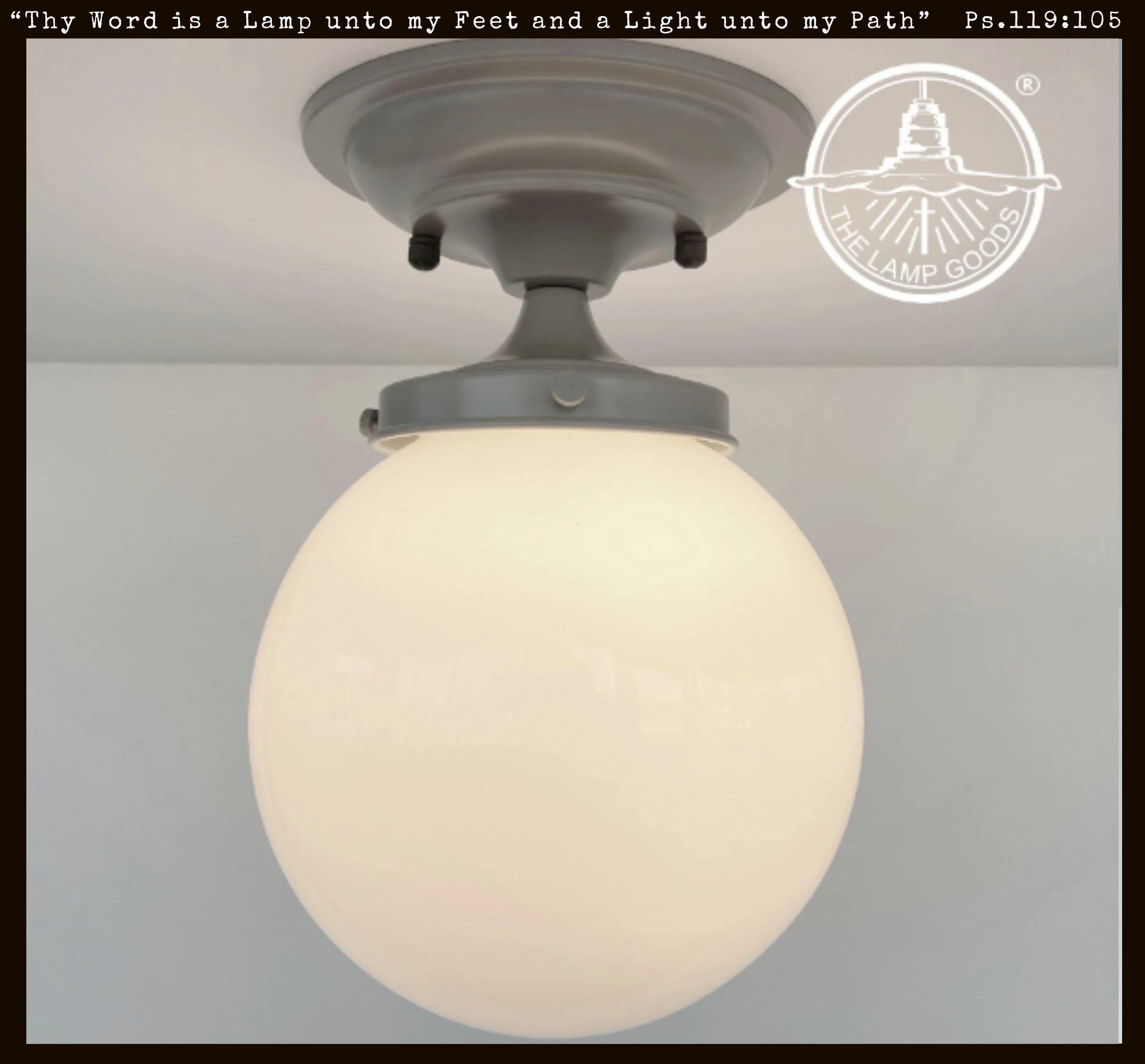 Milk Glass Flush Mount Light for Ceiling Lighting and Opal Glass ...