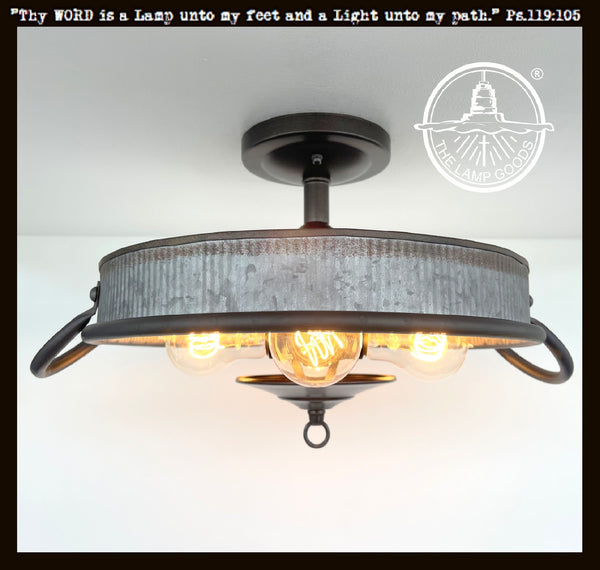 Shop for Farmhouse, Industrial & Rustic Ceiling Lights - The Lamp Goods