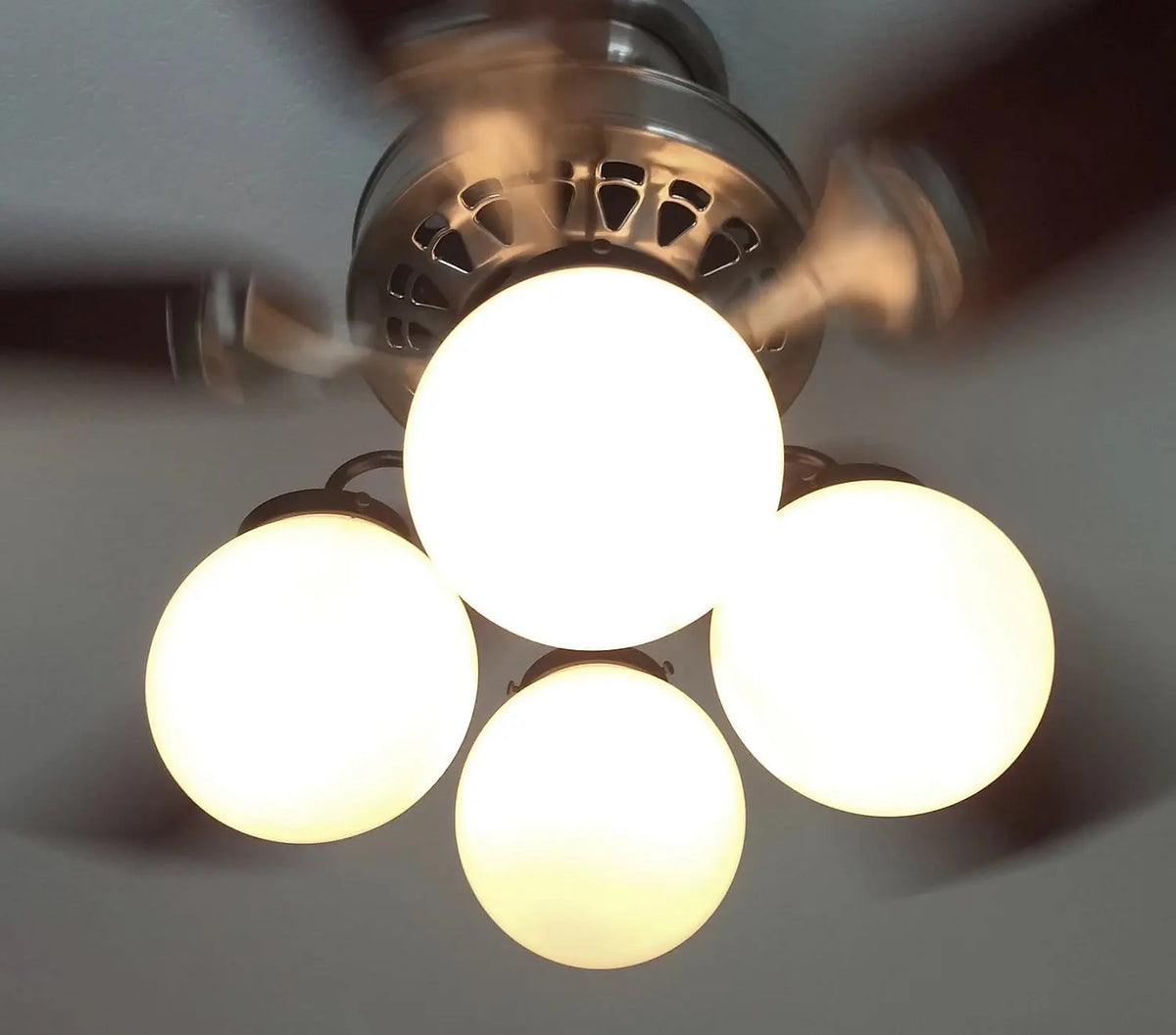 Modern Milk Glass Ceiling Fan LIGHT KIT - The Lamp Goods
