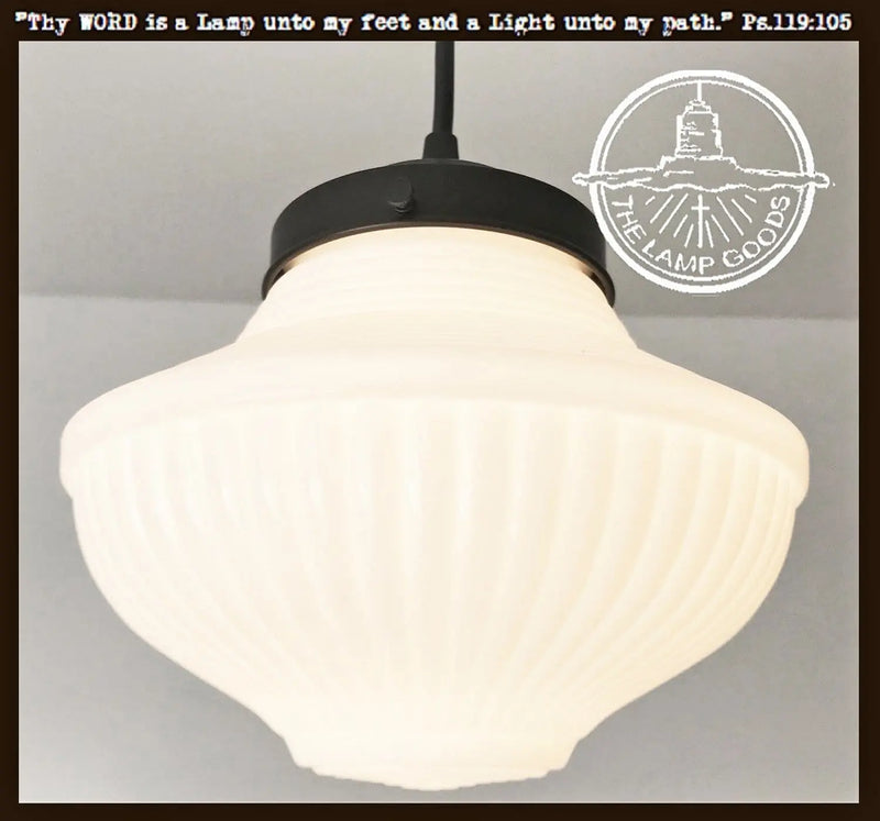 Milk Glass Pendant Light & Chandeliers - The Lamp Goods