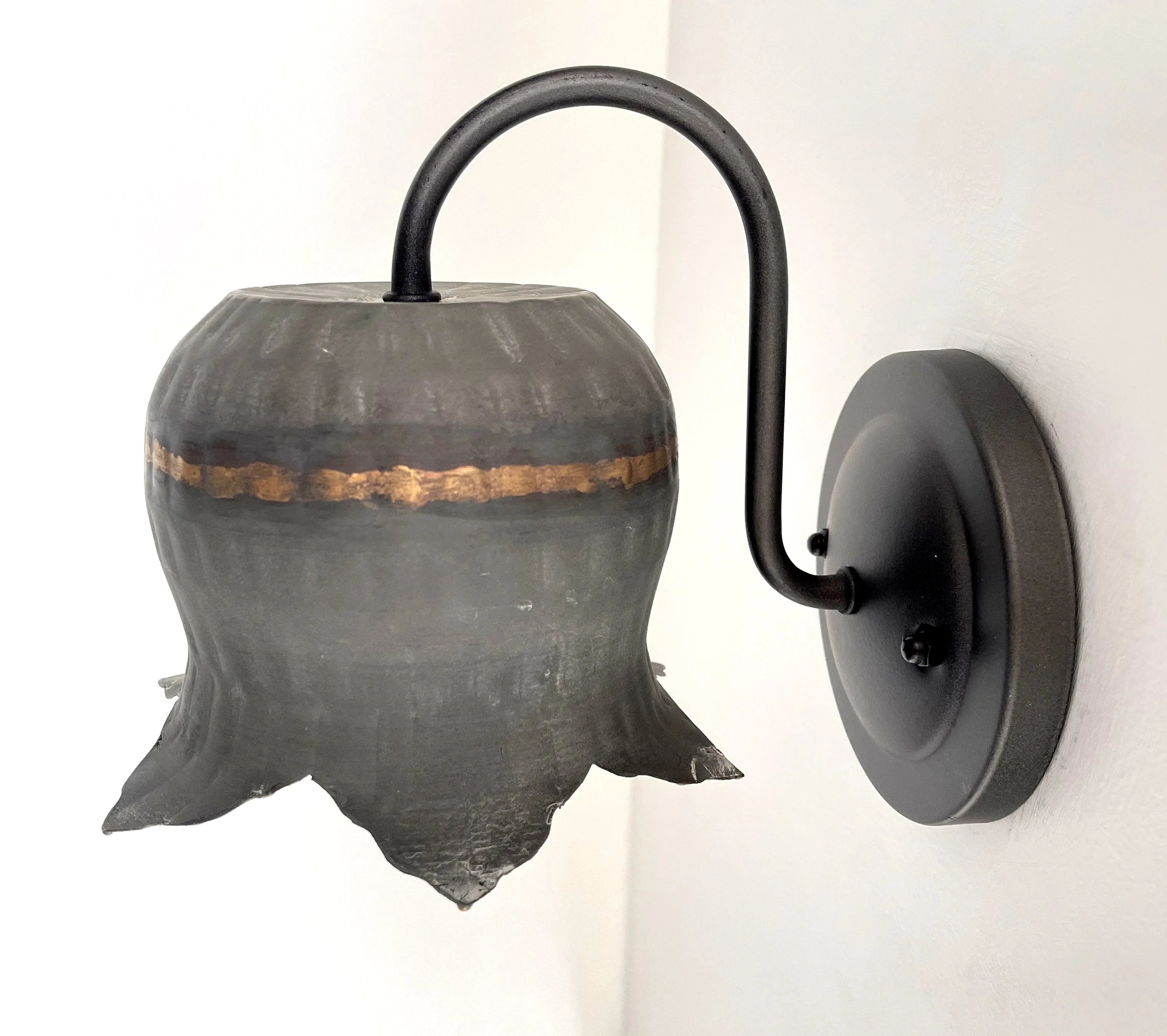 Farmhouse Wall Sconce Lights | Galvanized Wall Sconce - The Lamp Goods