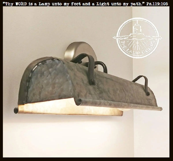 Shop Rustic Bathroom Vanity Lights | Vintage Style - The Lamp Goods